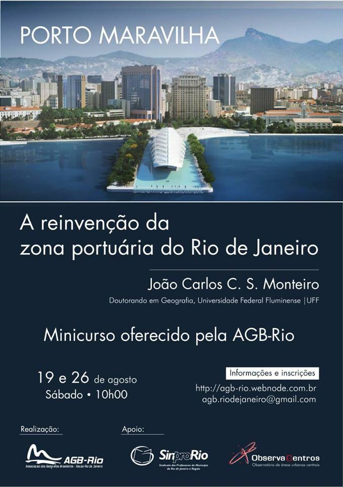 Minicurso “O projeto Porto Maravilha e a reinvenção da zona portuária ...